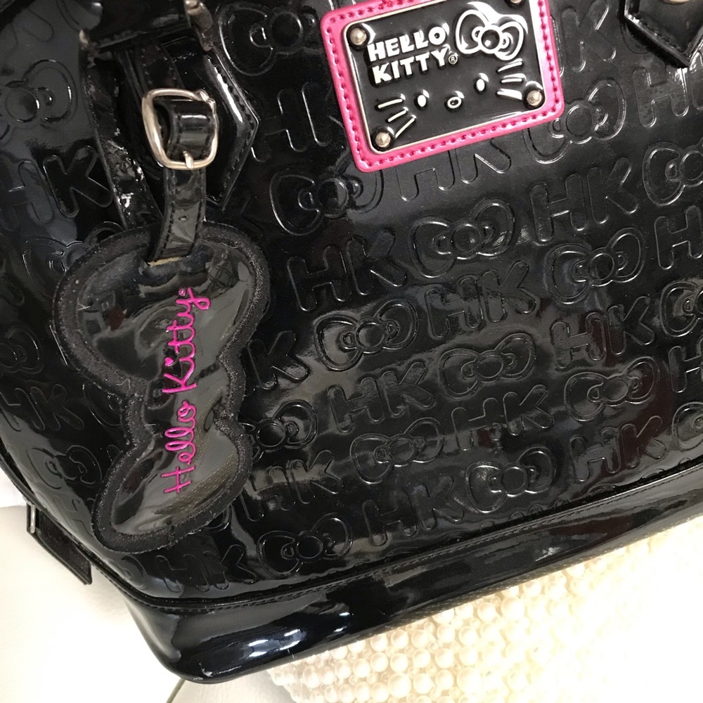 Hello Kitty Sanrio Patent Leather Handbag - Gem